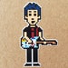 Green Day Pixel Art Glossy Sticker Set - Woodstock Dookie (2.5") - Etsy