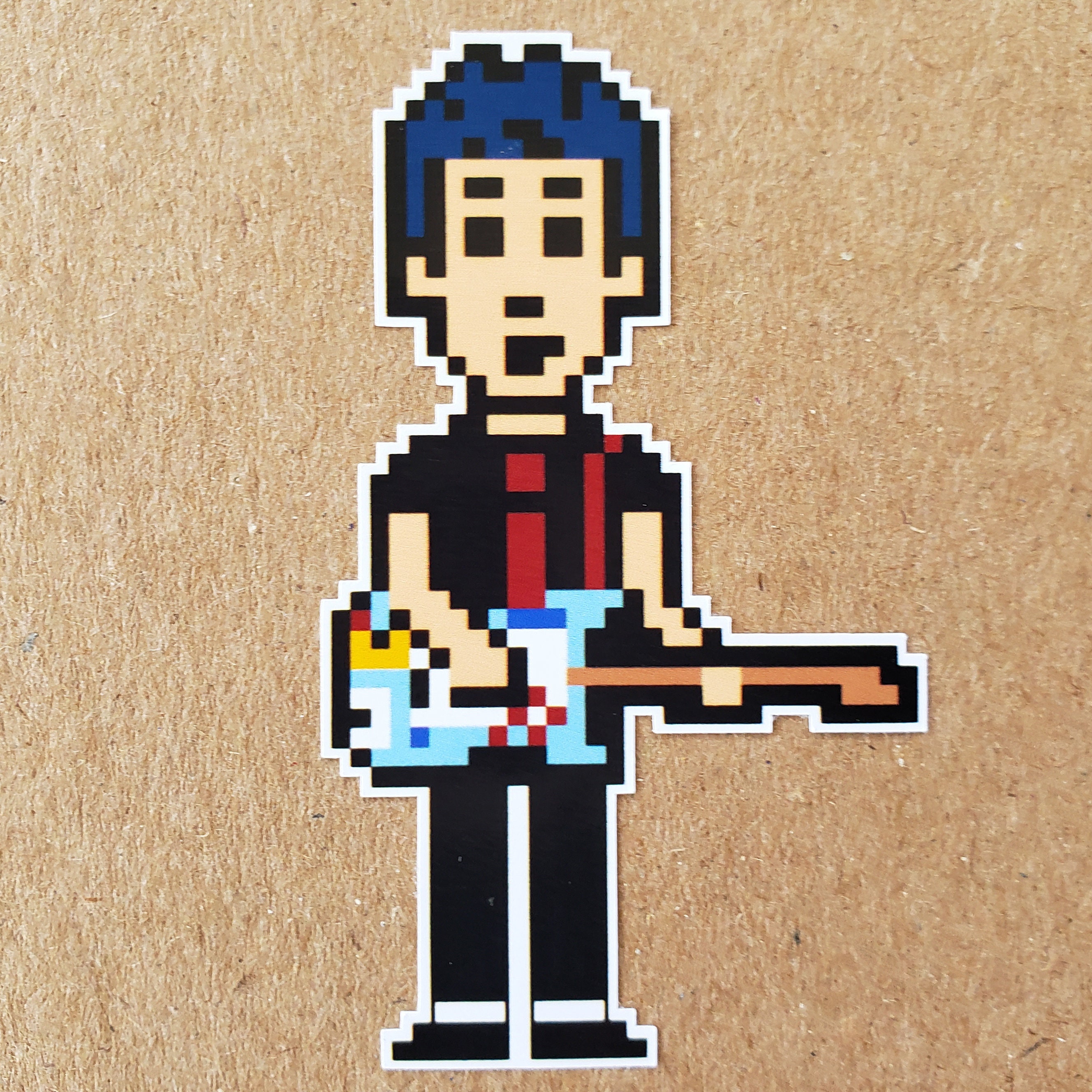 Sticker Pixelated Green Day Set of 3 Woodstock Dookie Glossy 2.5 Two ...