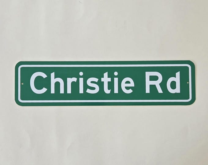 Christie Road 12x3 Mini Custom Street Sign Inspired by Green Day - Etsy