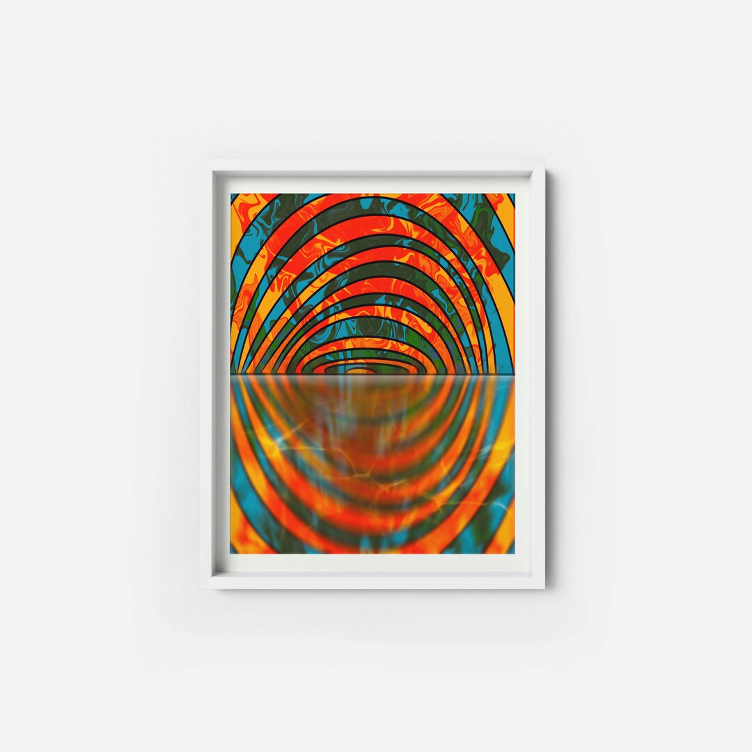 Pattern Abstract Water Reflection Art / Mirror Reflection Abstract Art ...