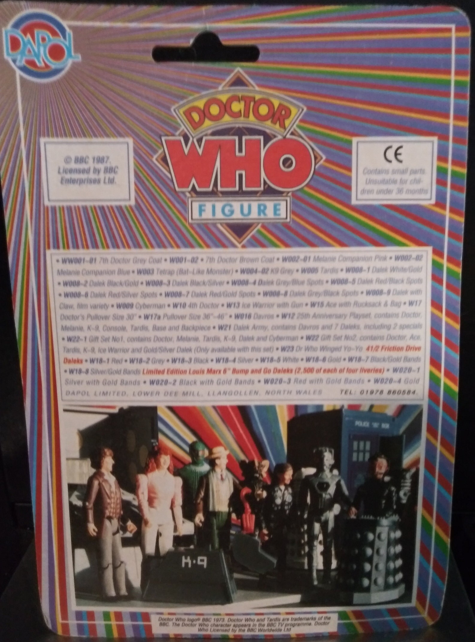 Doctor Who Dapol Red W/ Gray Louis Marx Friction Drive Dalek Action ...