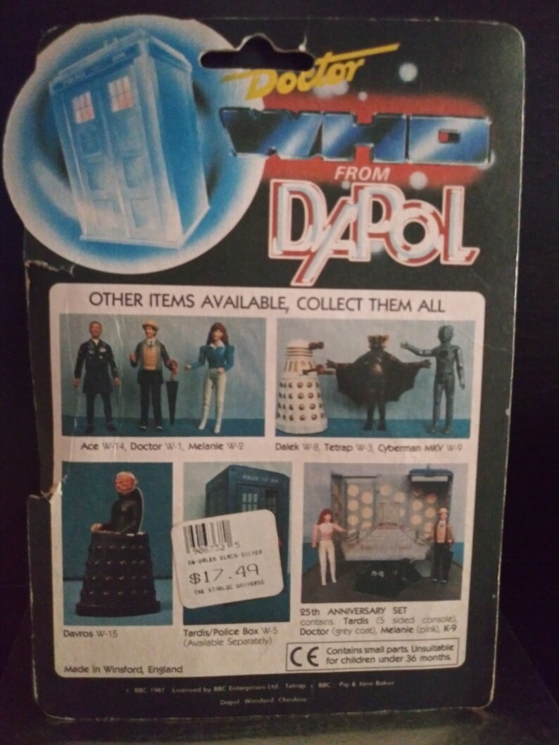 Doctor Who Dapol Dalek Black Silver Action Figure BNOC New! - Etsy