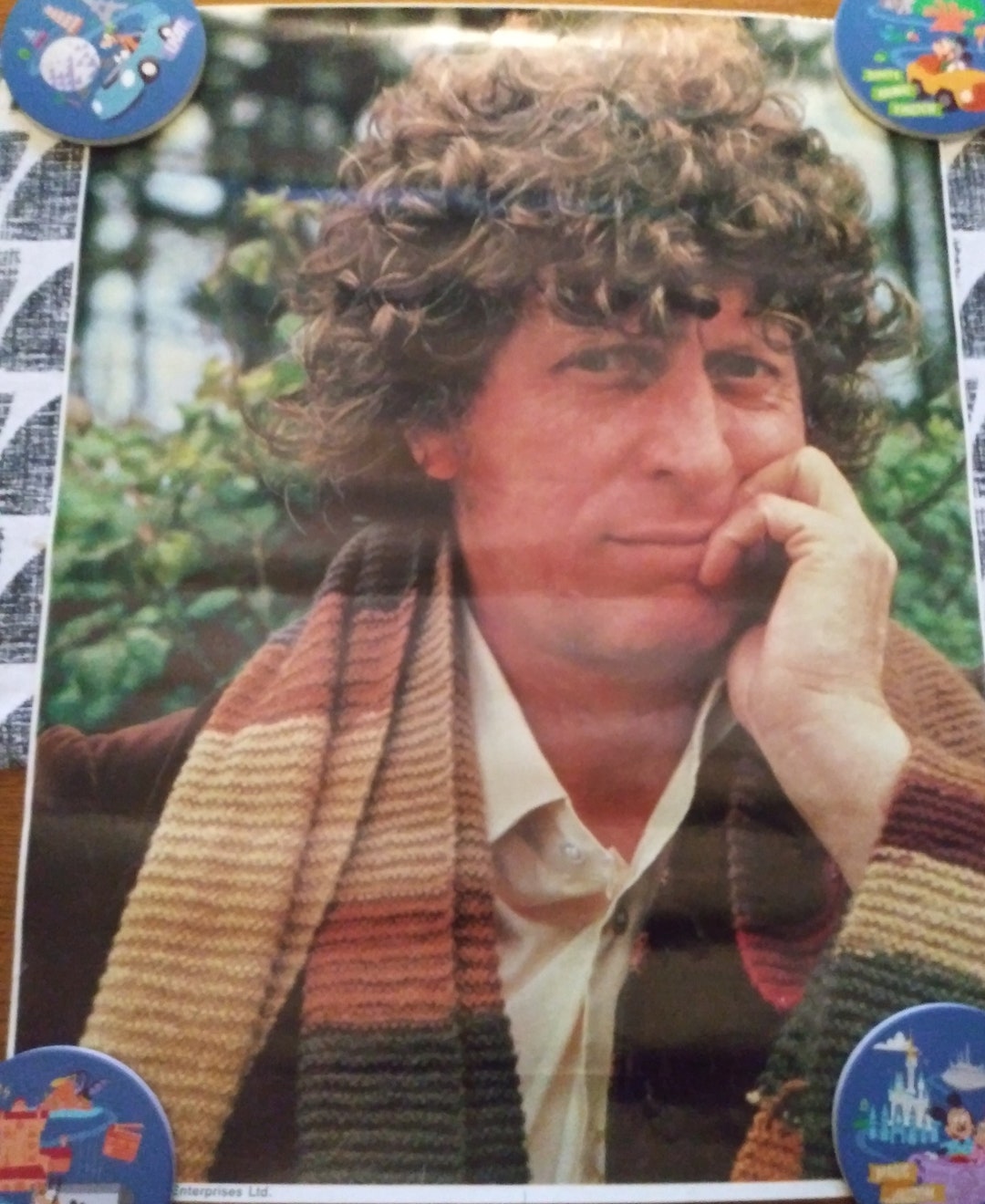 Doctor Who Fourth 4th Doctor Tom Baker Poster 22.25 X 17.25 Inches - Etsy
