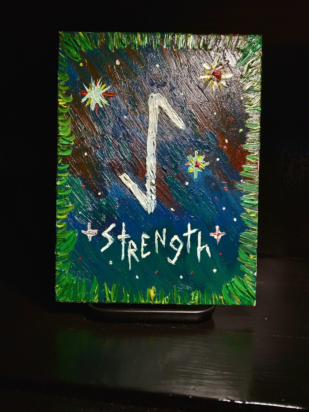 Strength Rune Painting - Etsy