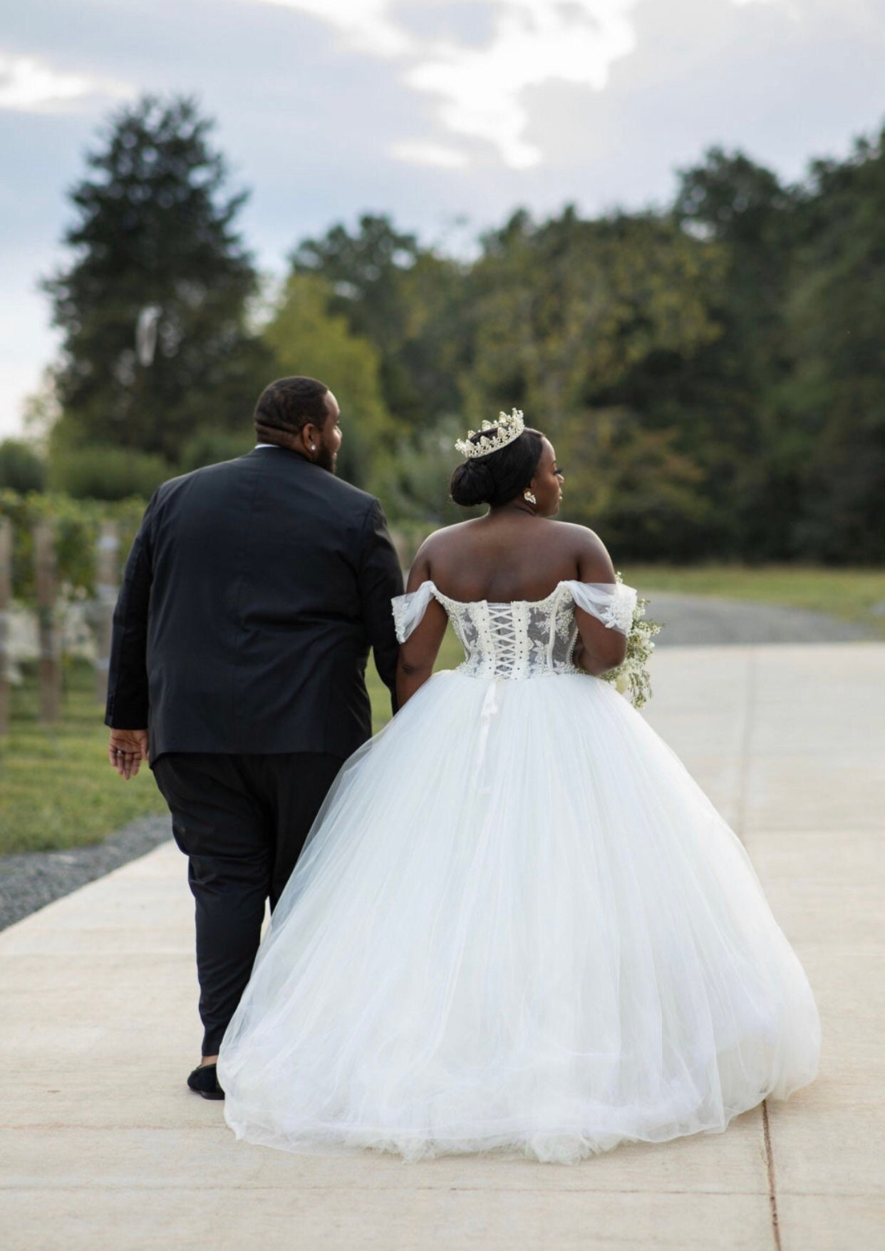 Custom Made Corset Ballgown/ Ivory Ball Gown Wedding Dress/ Beaded ...