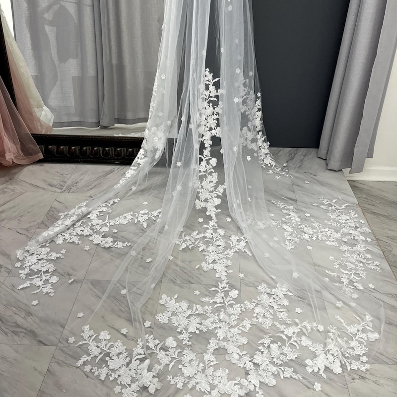 White Cathedral Veil - Etsy