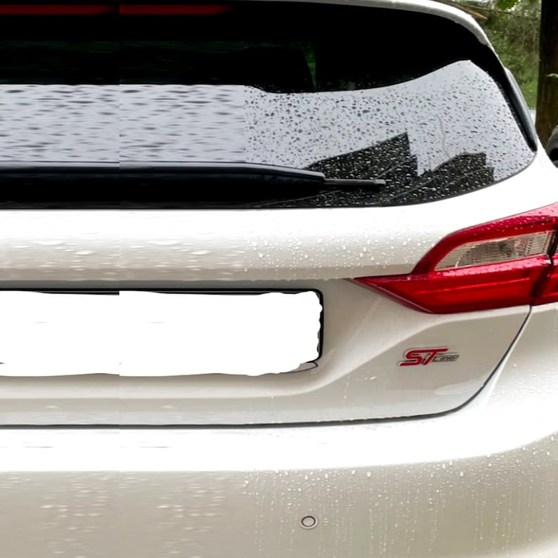 Ford Focus ST Line Badge Red / Silver Boot Focus Puma Fiesta ...