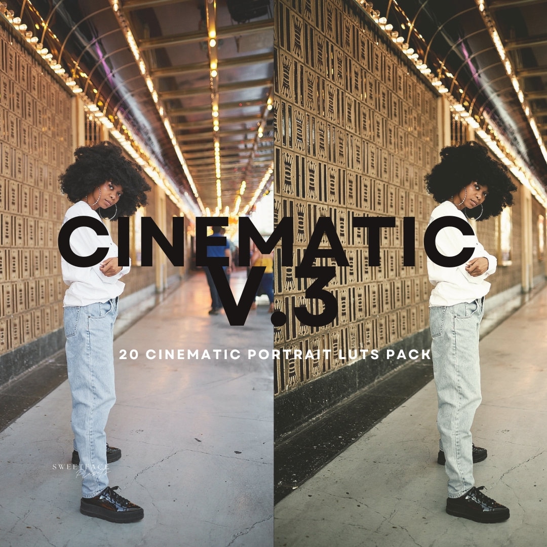 20 Cinematic Portrait Luts V.3 for Capcut Video Luts, Photo Luts, Color ...