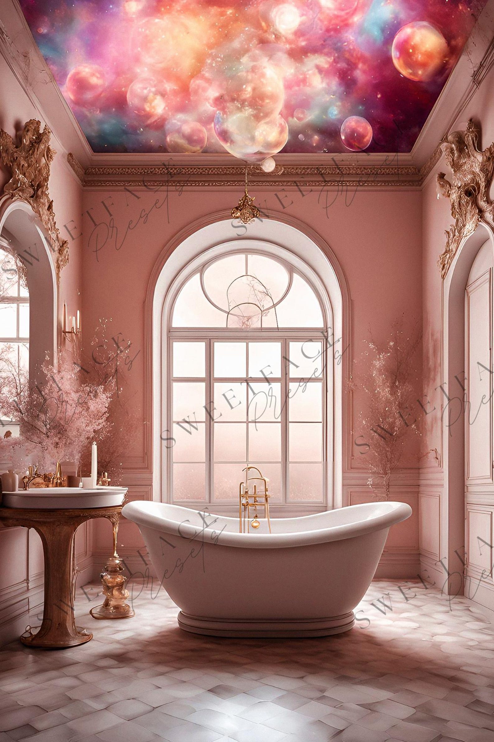 Bubble Bath Digital Backdrops, Soothing Photography (digital Download ...