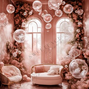 Enchanting Soap Bubbles Wedding Backdrops Bundle- Soap Bubbles Backdrop ...