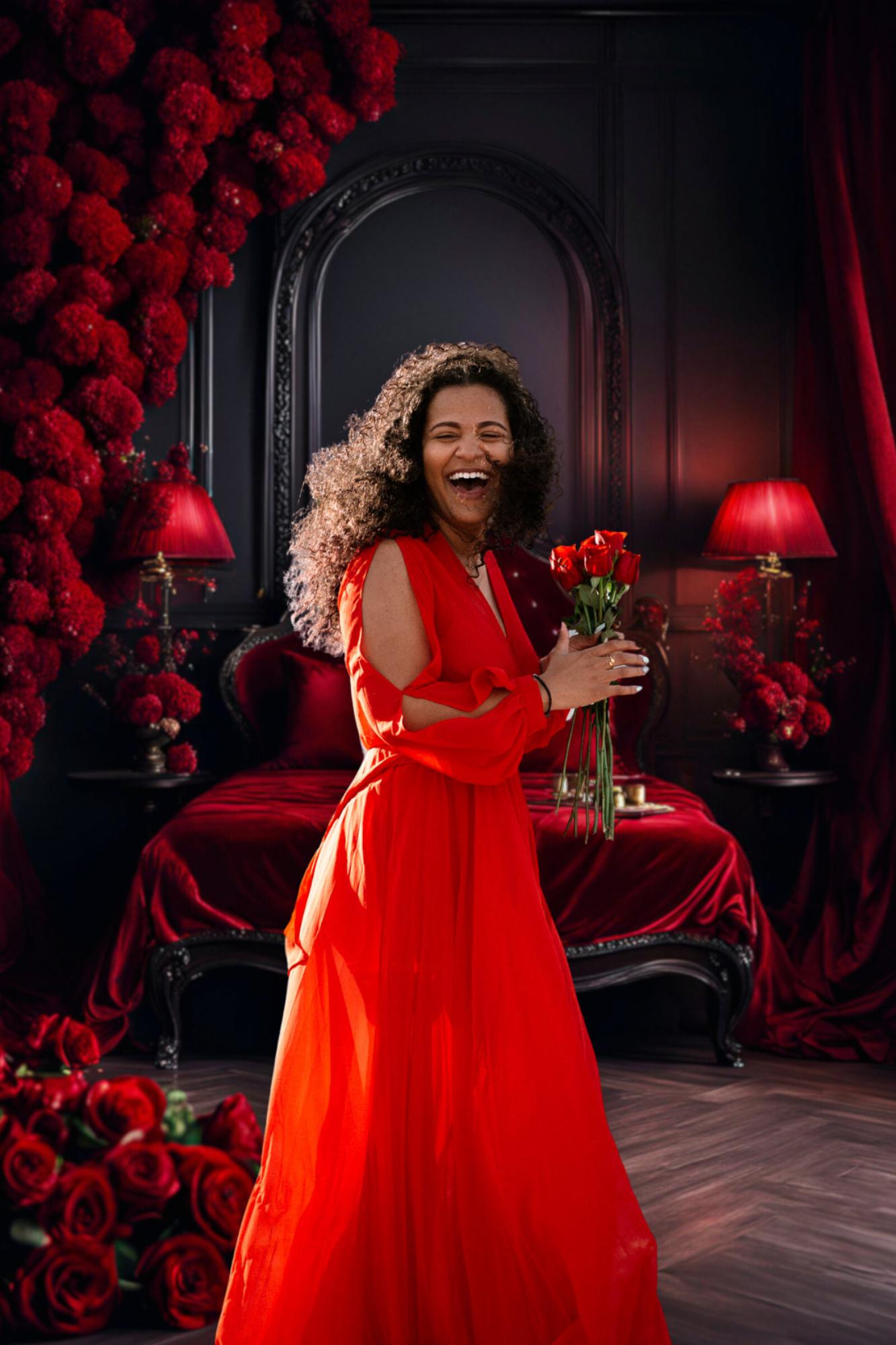 Romantic Red Backdrops Bundle, Wedding Backdrops, Boudoir Backdrops ...