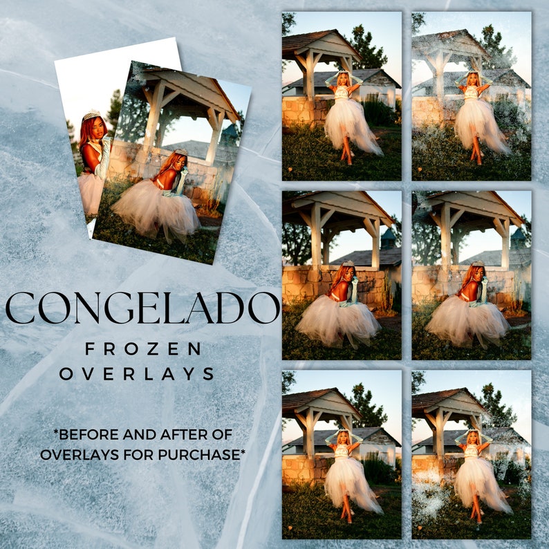 40 Realistic Frozen Ice Photoshop Overlays Digital Realistic - Etsy