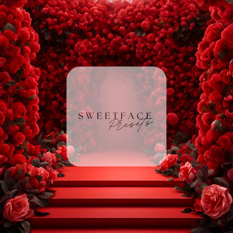 Red Roses Backdrop - Etsy