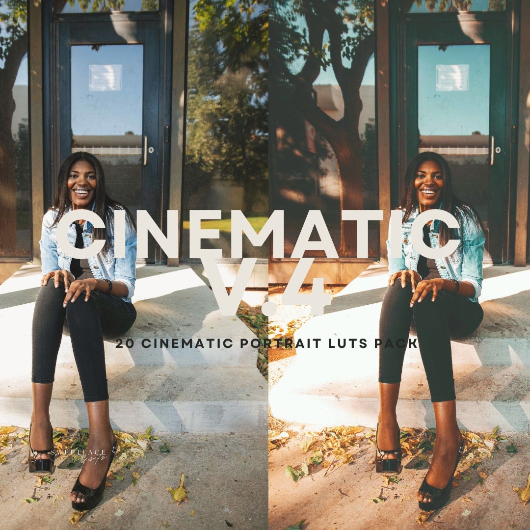 20 Cinematic Color Grading Portrait Photoshop Luts V.4 Photo and Video ...