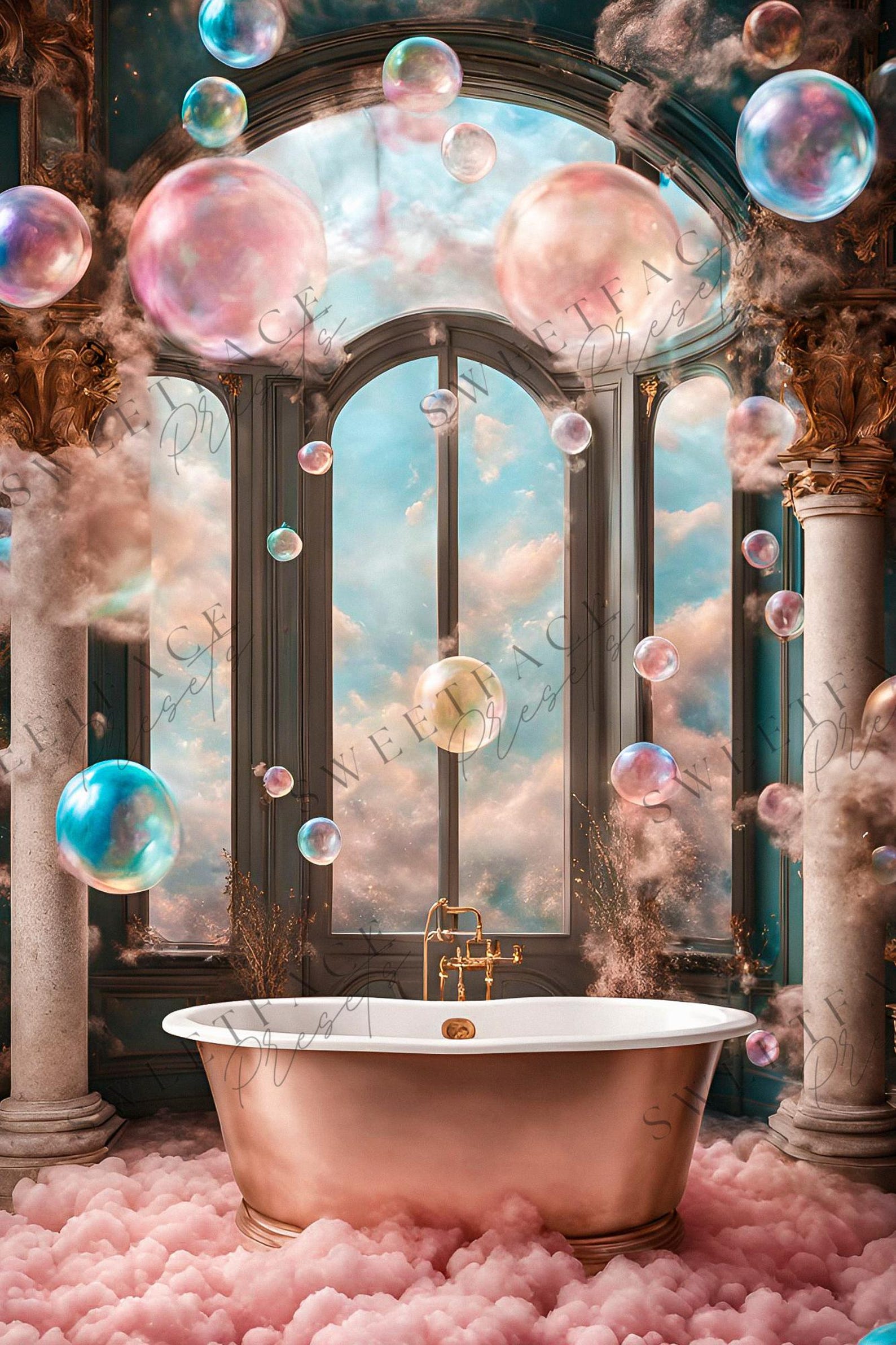 Bubble Bath Backdrops Bundle, Bubble Bath Backdrops, Wedding Backdrop ...