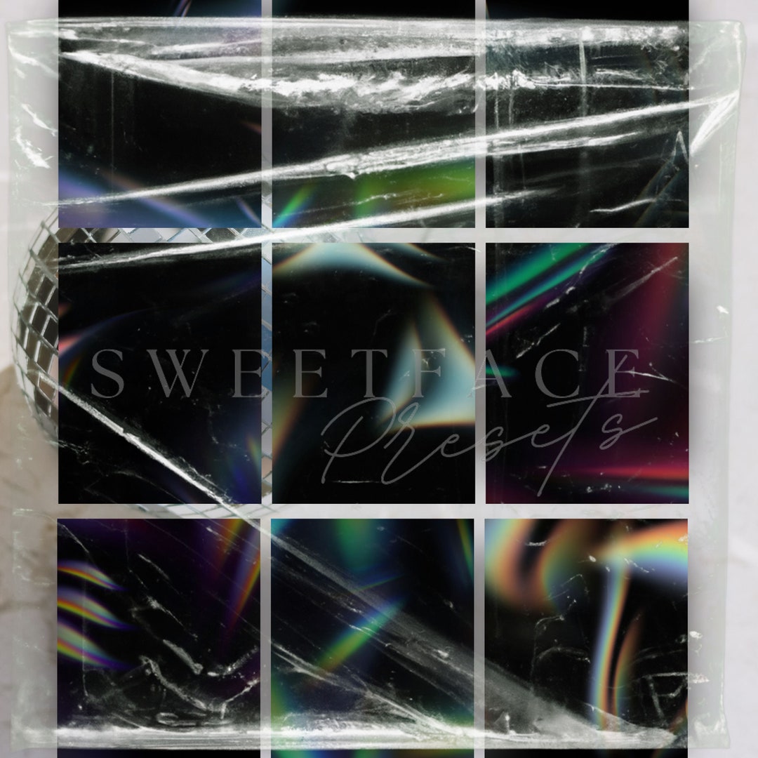 20 Realistic Prismatic Photoshop Overlays Digital Downloads for Vibrant ...