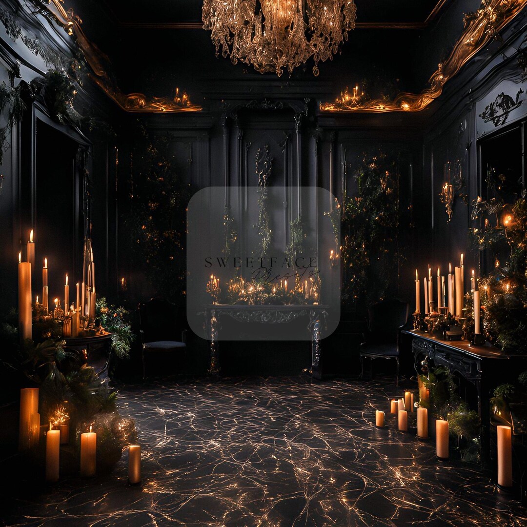 All Black Everything Digital Backdrop, Maternity Backdrop, Wedding ...