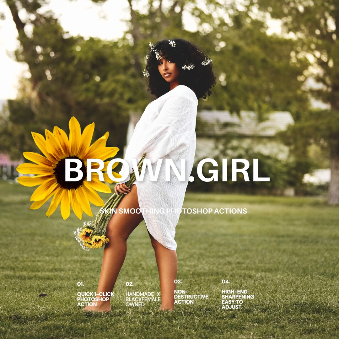 One-click Skin Airbrushing Photoshop Action - Professional Portrait ...