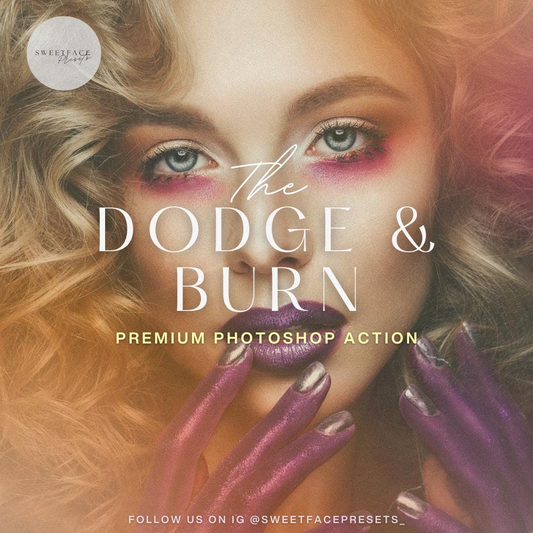 Dodge and Burn Photoshop Action - Enhance Photo Depth & Detail ...
