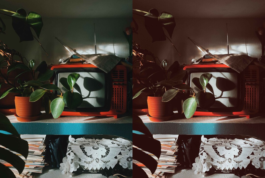 12 Dark Warm Film PS Luts Color Grading Photo and Video LUT Presets for ...