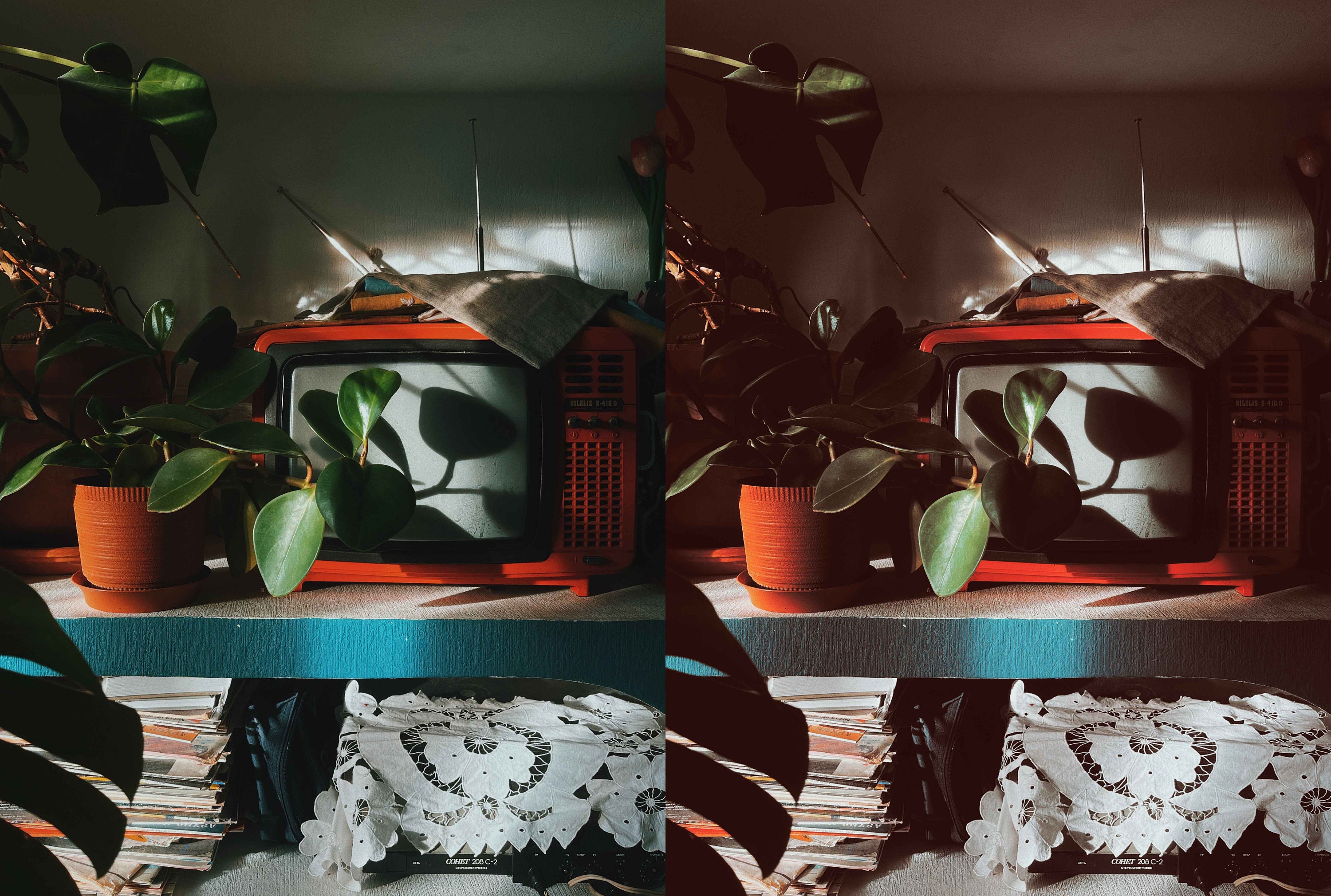 12 Dark Warm Film PS Luts Color Grading Photo and Video LUT Presets for ...