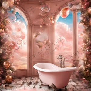 Bubble Bath Backdrop Bundle, Bubble Bath Background, Wedding Backdrop ...