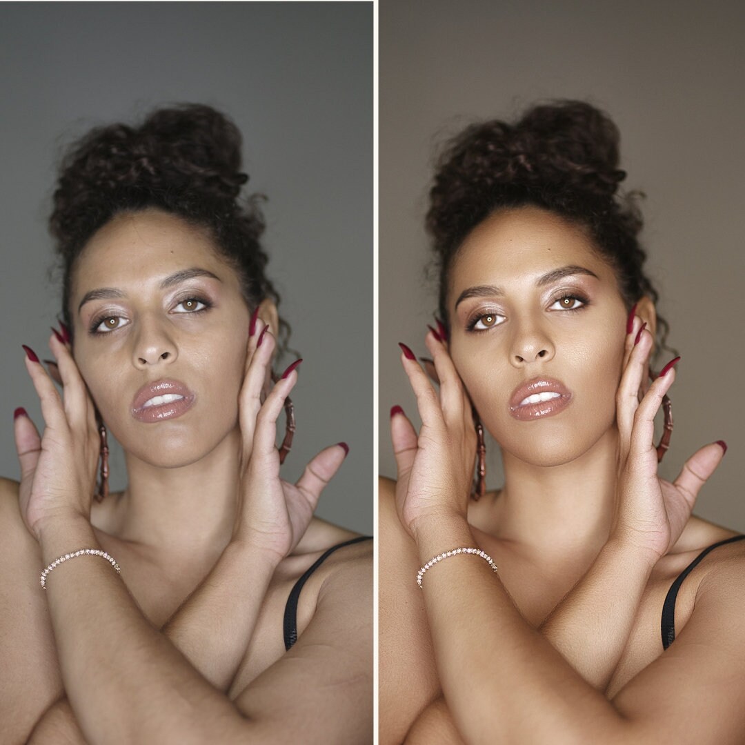 One-click Skin Airbrushing Photoshop Action - Professional Portrait ...