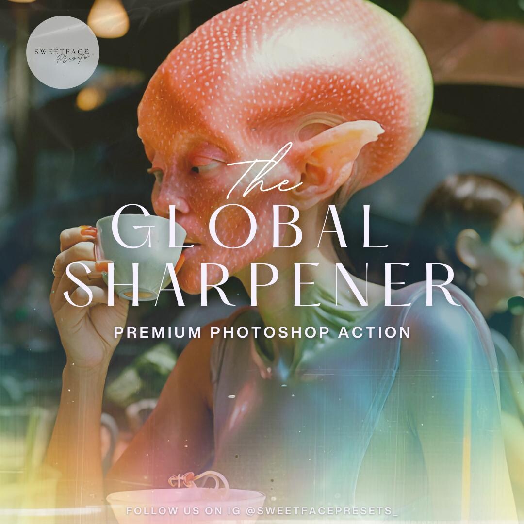 Global Sharpener Photoshop Action | Enhanced Image Clarity ...