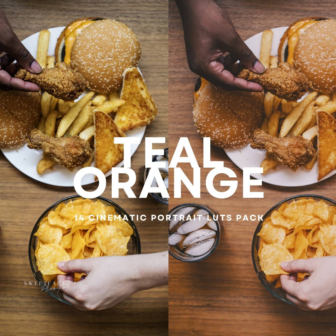 12 Teal Orange Luts Color Grading Photo and Video Mobile & Desktop ...