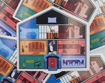 Lover House Sticker - Etsy