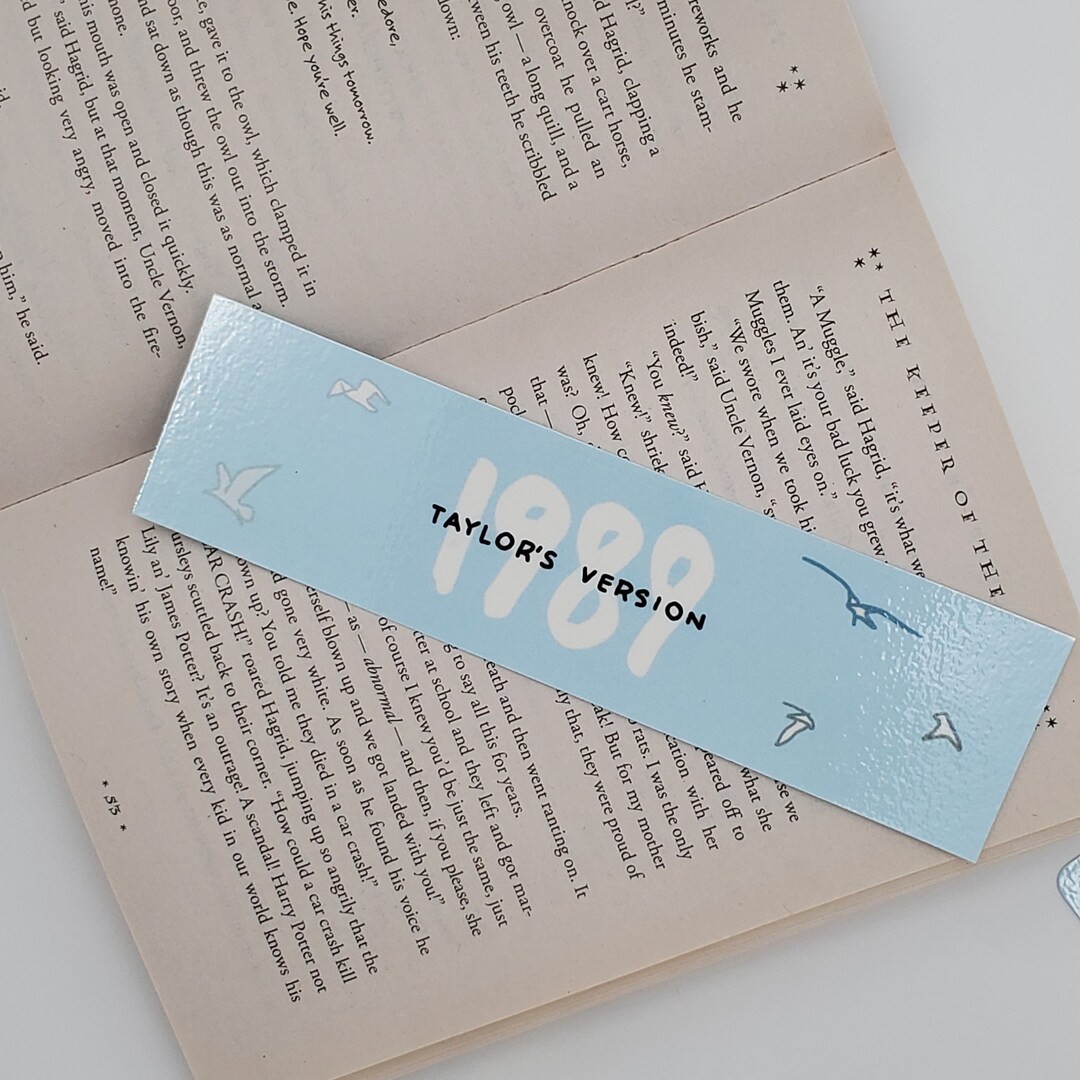 1989 Taylor's Version Bookmark - Etsy
