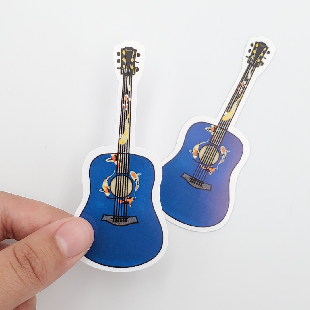 Taylor Swift Koi Fish Guitar Sticker - Etsy
