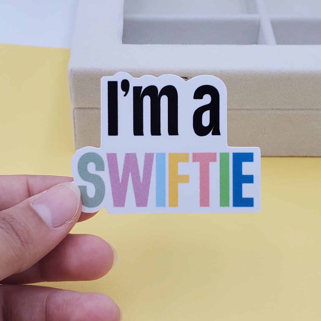 Taylor Swift I'M A SWIFTIE Sticker - Etsy