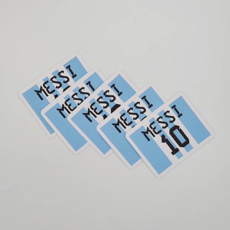 Messi of Argentina Sticker - Etsy