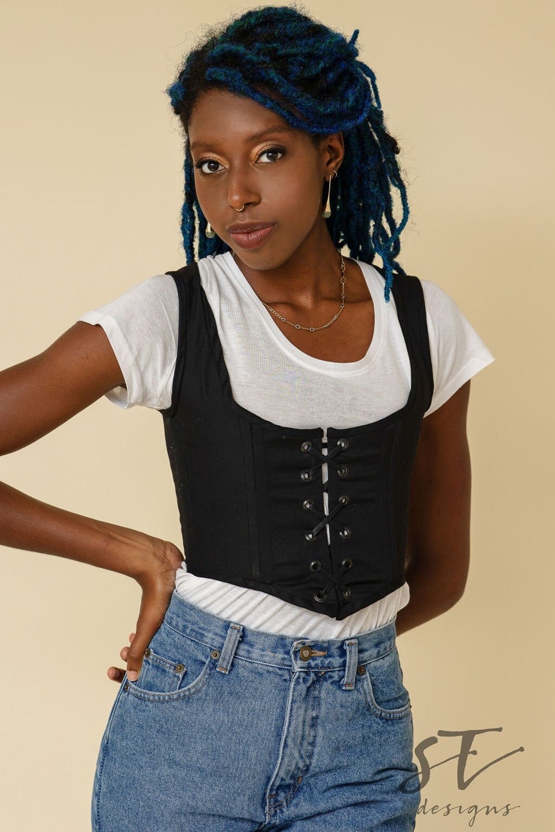 Black Corset Black Kate Corset Black Corset Top Black Corset Vest Etsy