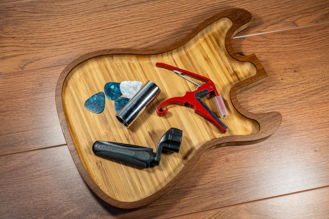 Handmade Two-tone Bamx Bamboo "fender Stratocaster" Style Guitar ...