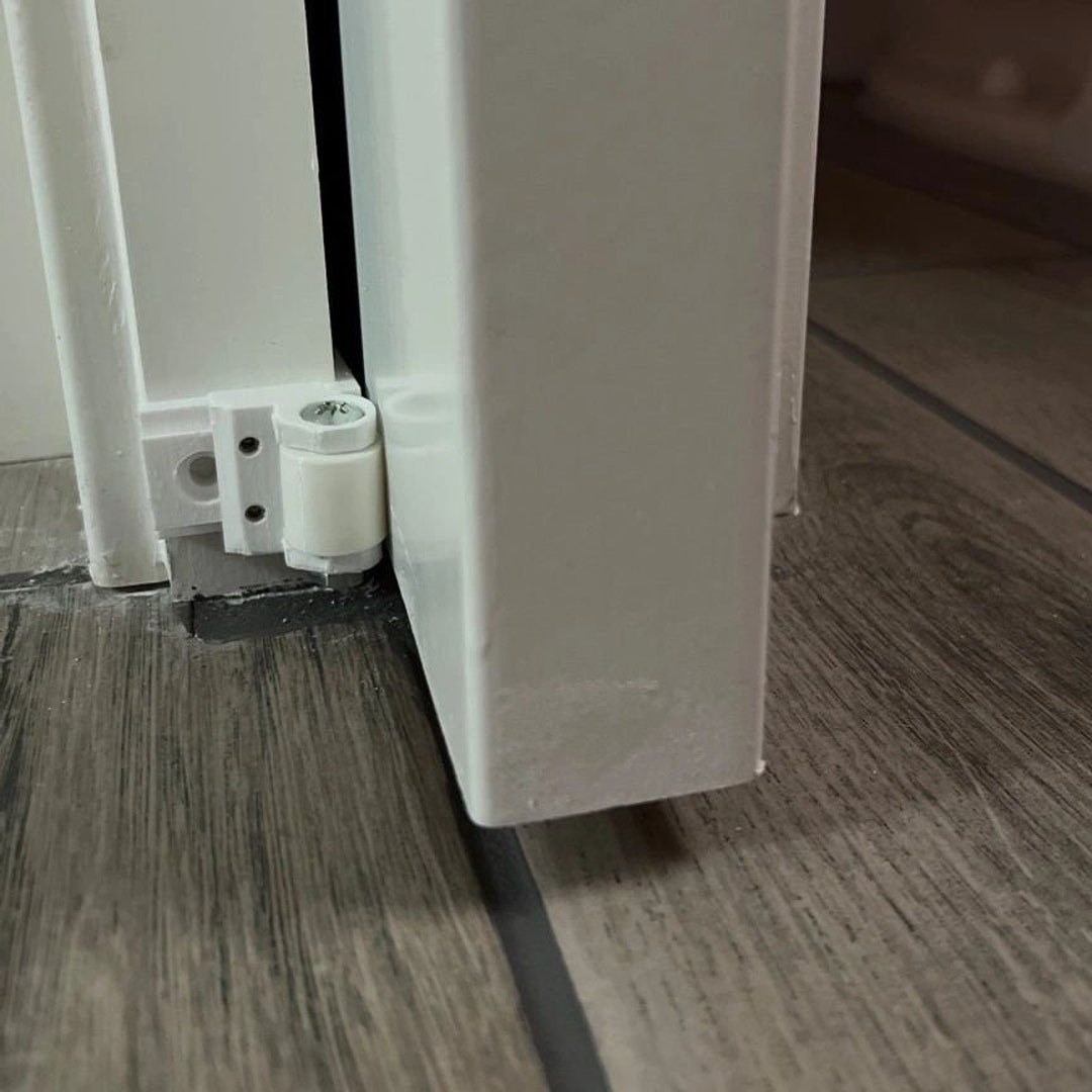 The Adjustable Pocket Door Guide (white) - Etsy