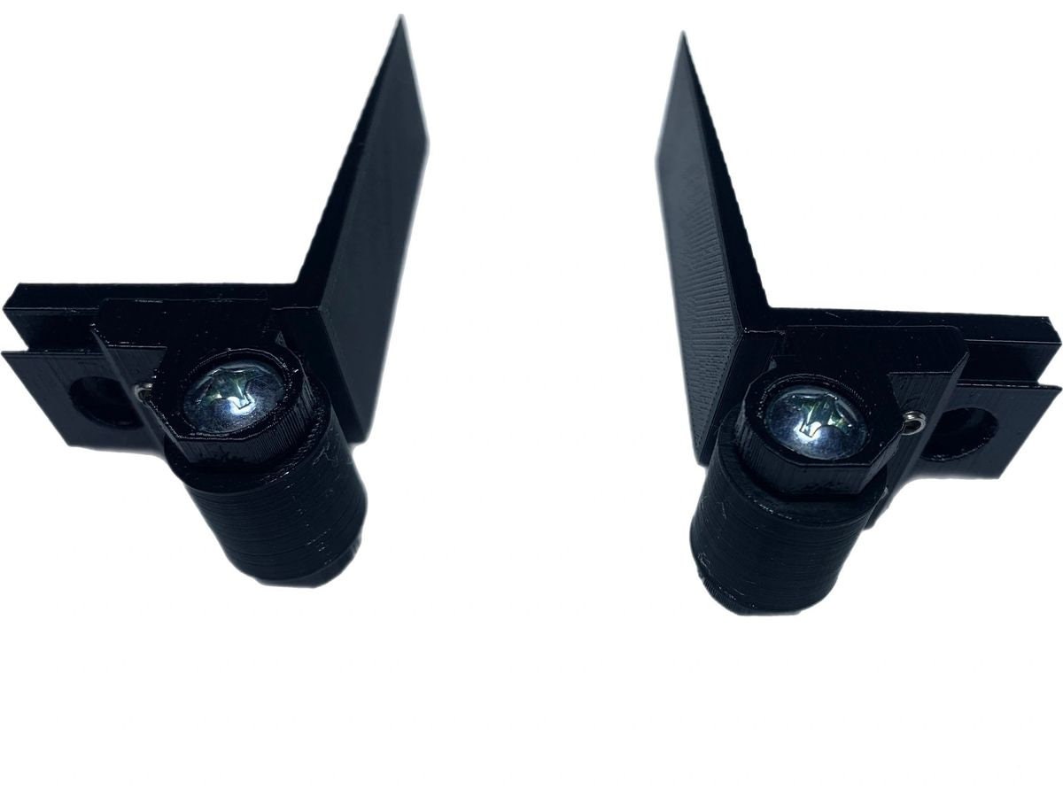 The Adjustable Pocket Door Guide (black) - Etsy