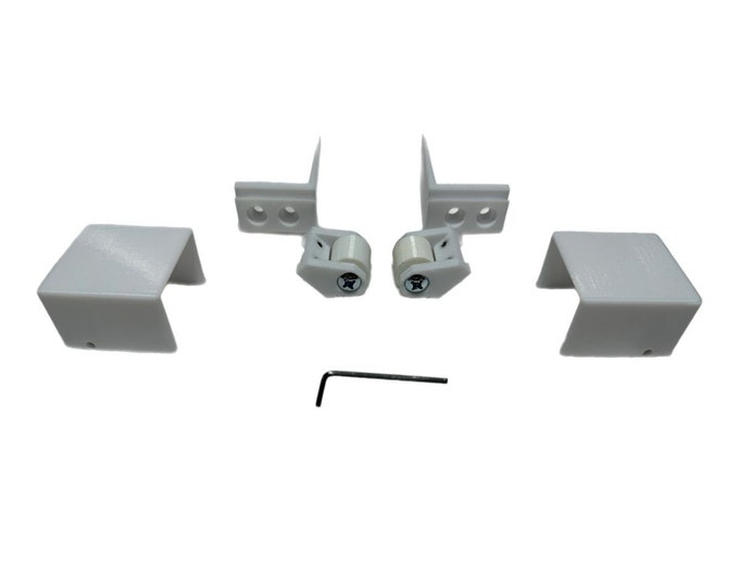Adjustable Pocket Door Guide Kit includes Hardware Covers - Etsy
