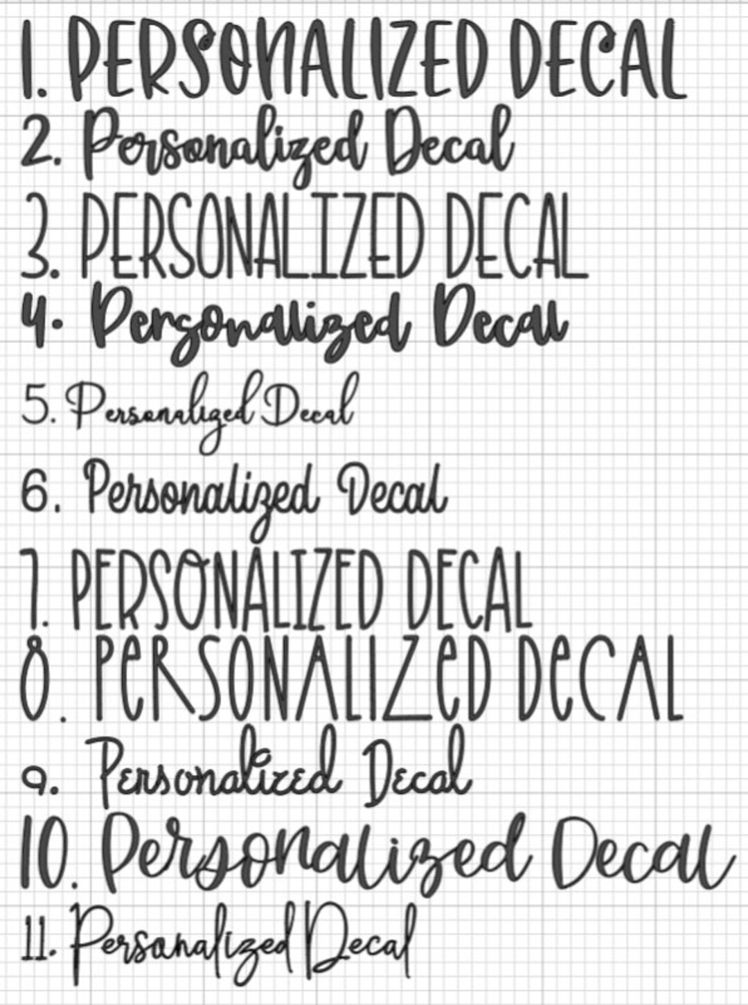 Custom Vinyl Decal, Personalized Vinyl Sticker, Decals for Tumbler ...