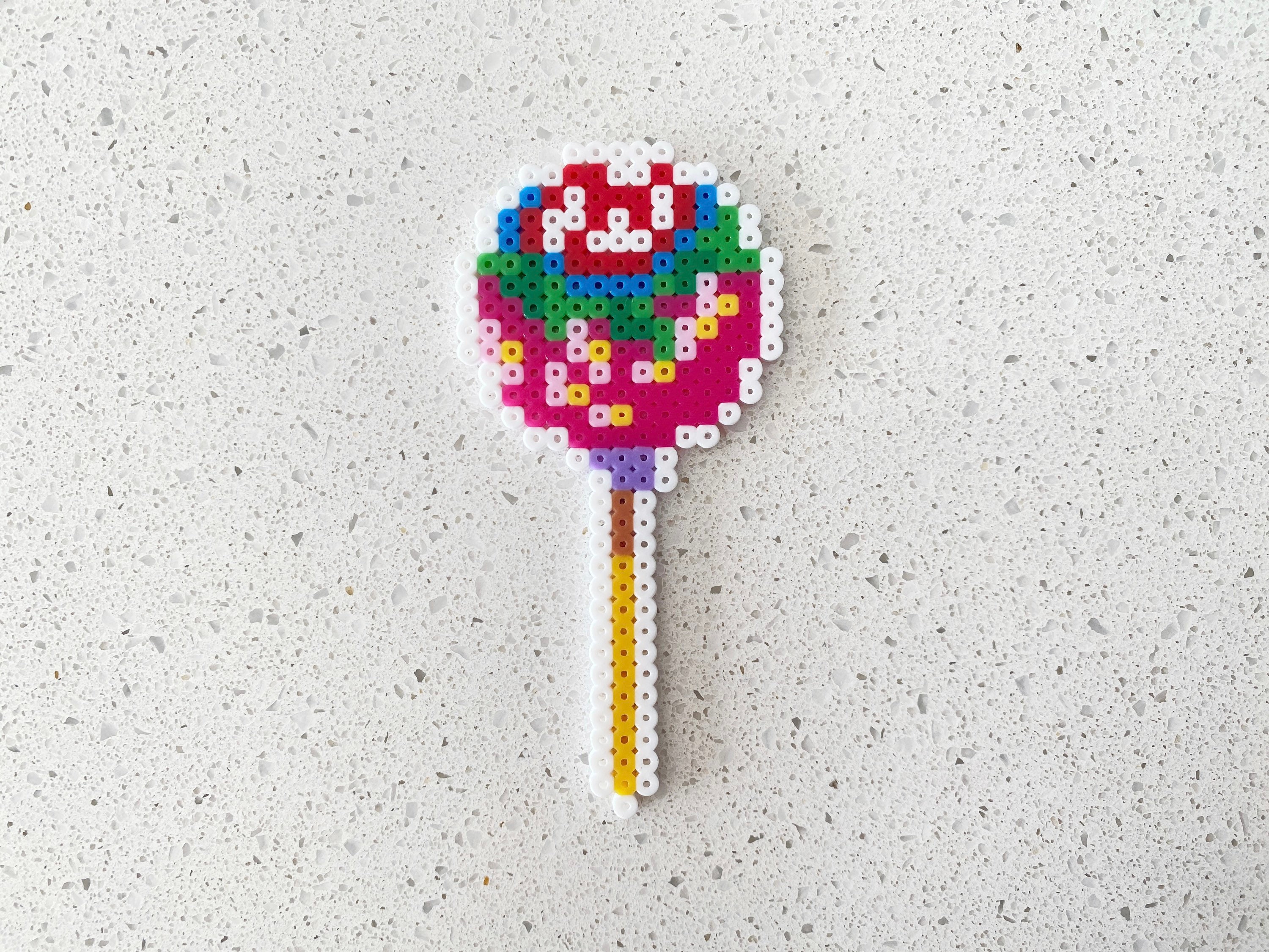 Chupa Chups Lollipops Pixel Perler Beads Art, Can Be Fridge Magnet ...
