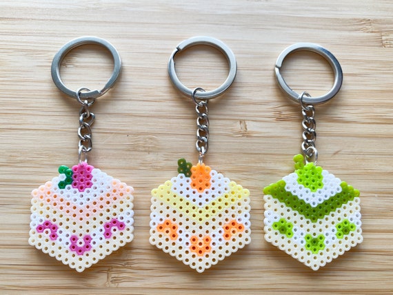 Fruit Cakes-perler Beads Art Can Be Fridge Magnet Phone - Etsy