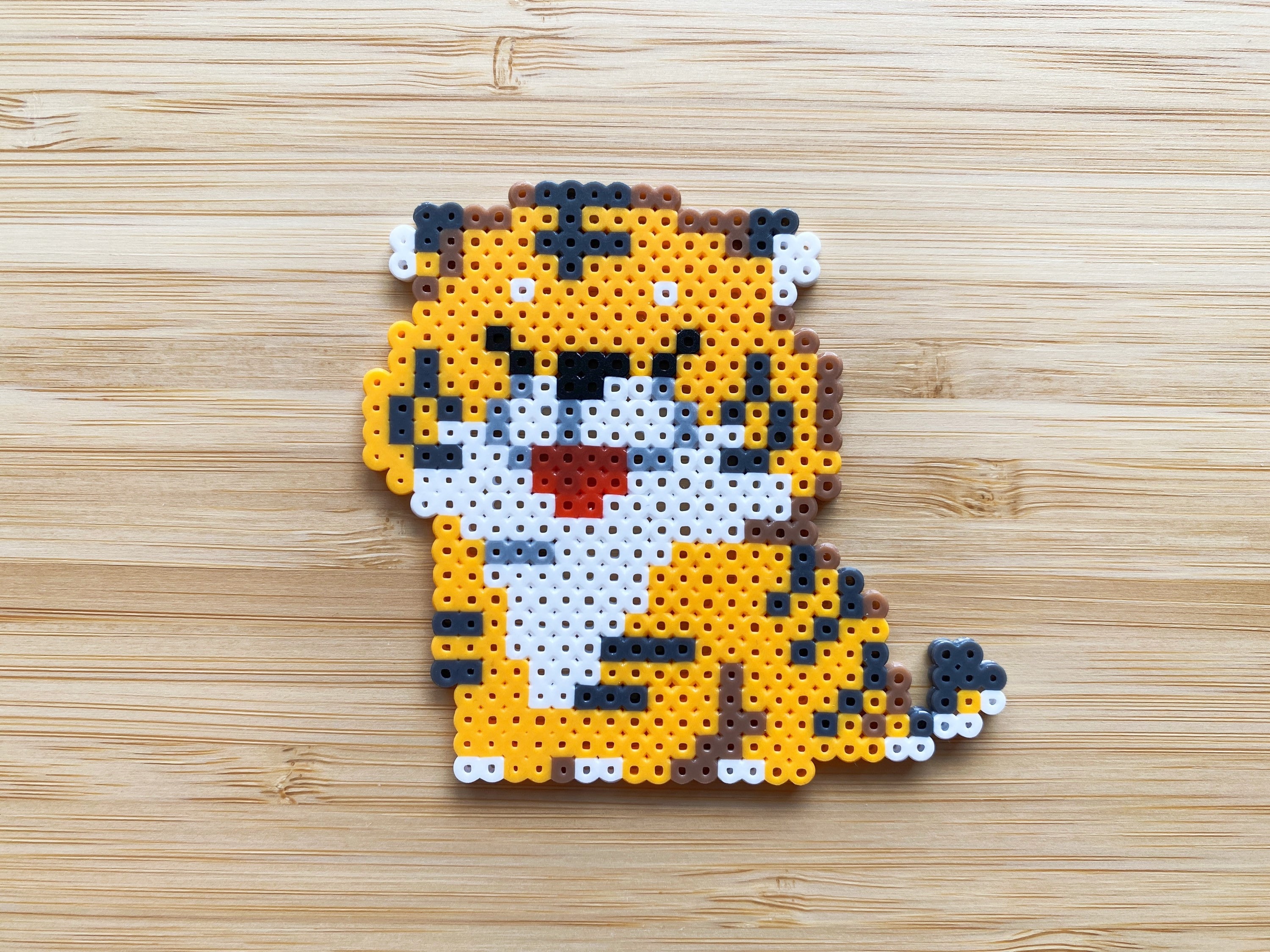 2022 New Year Tigers Perler Beads Art Can Be Fridge Magnet - Etsy Canada