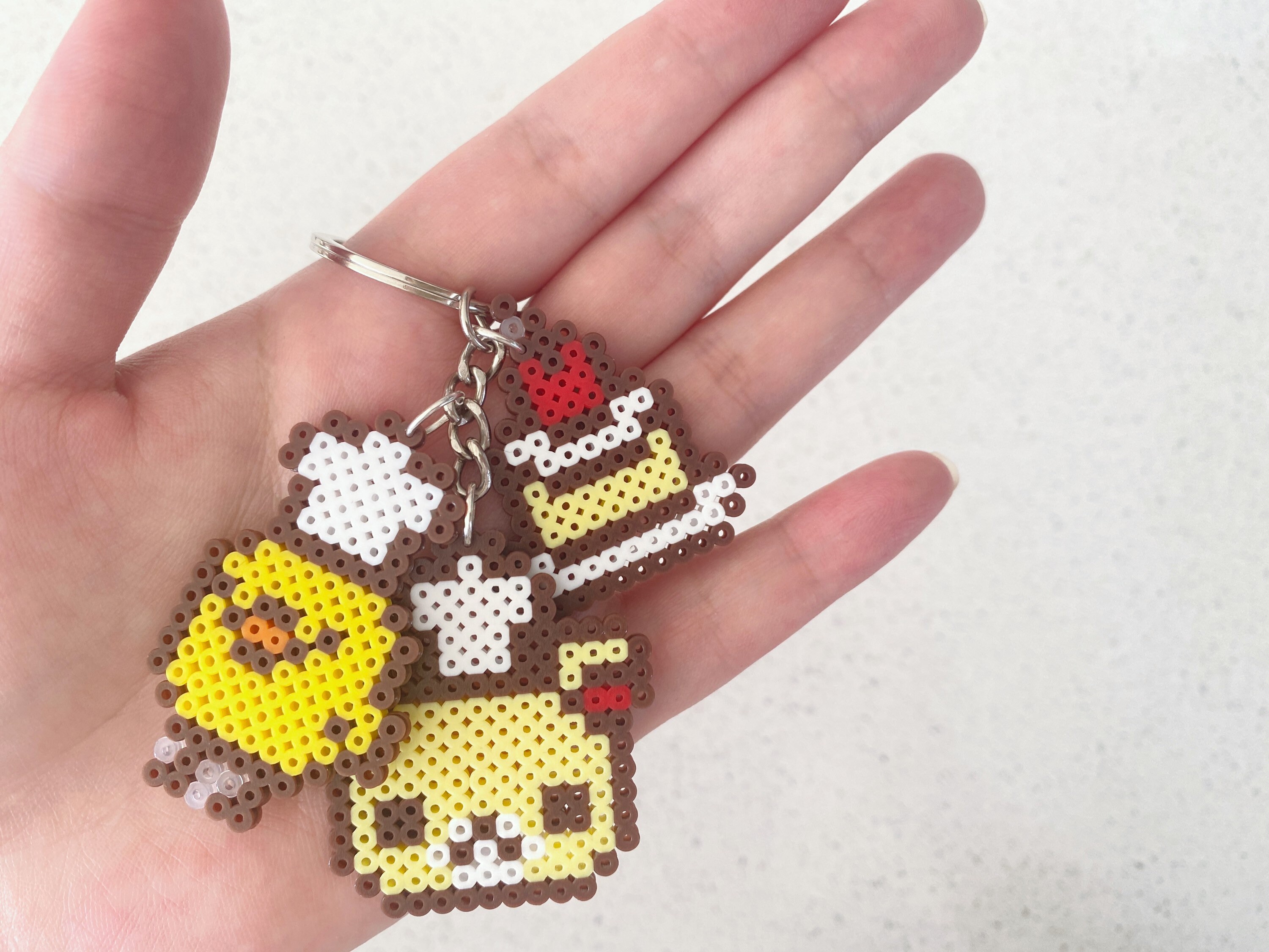 Rilakkuma Soft Bear Set 3 Pieces a Set Pixel Perler Beads - Etsy