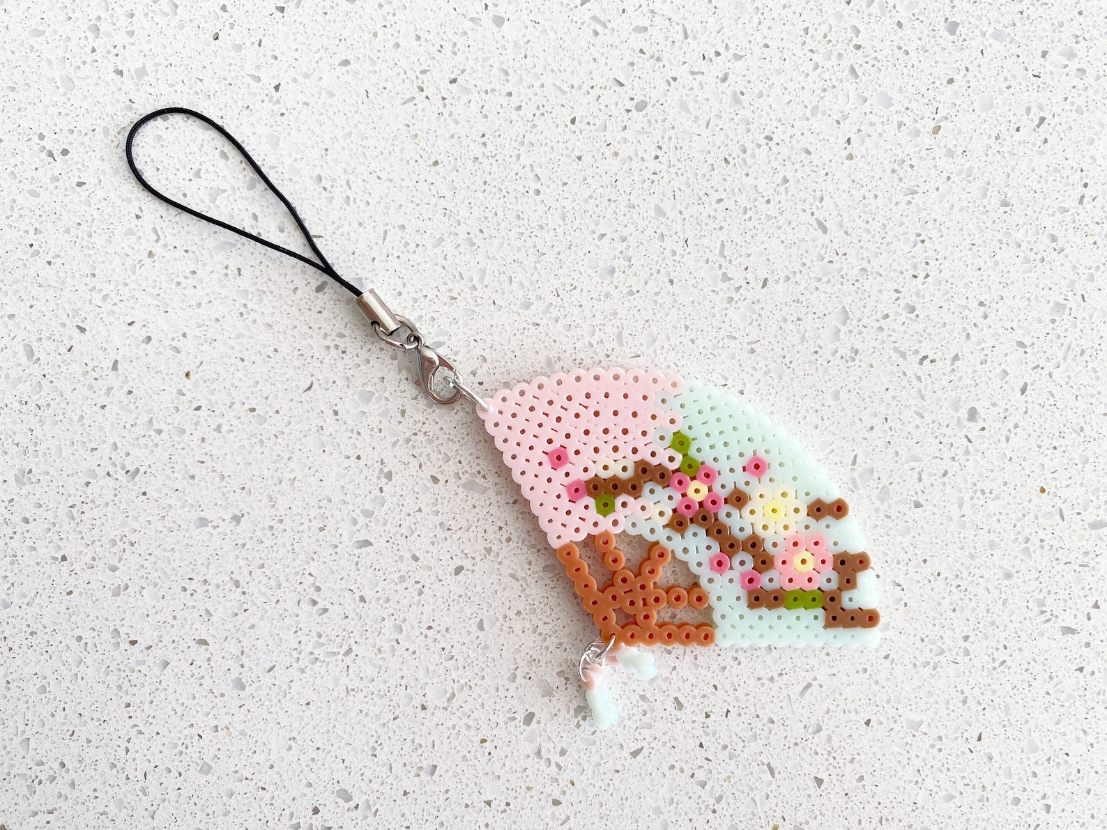 China Chic Hand Fans-pixel Perler Beads Art, Can Be Fridge Magnet ...