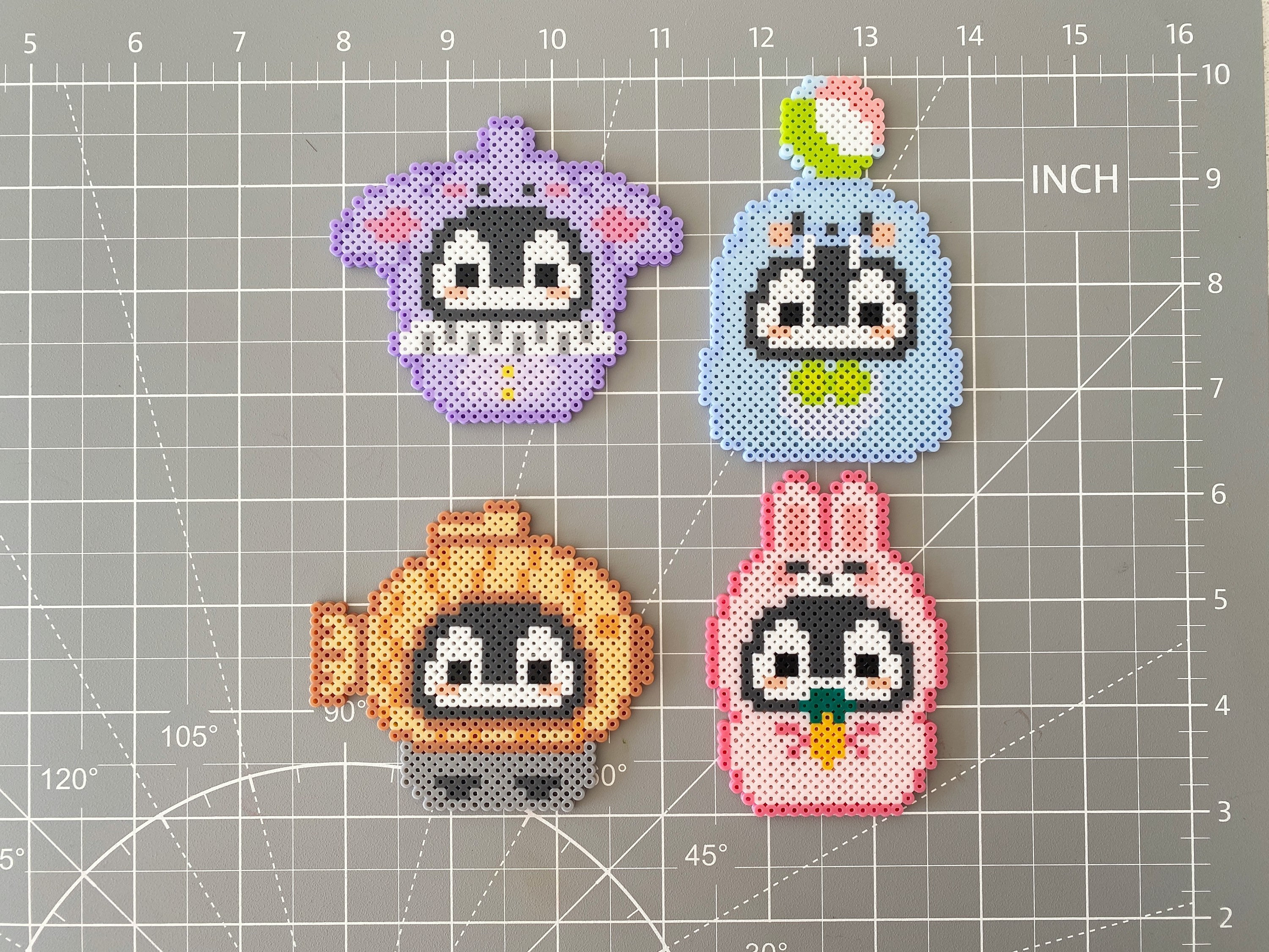 Cute Penguins-pixel Perler Beads Art Can Be Fridge Magnet - Etsy Canada