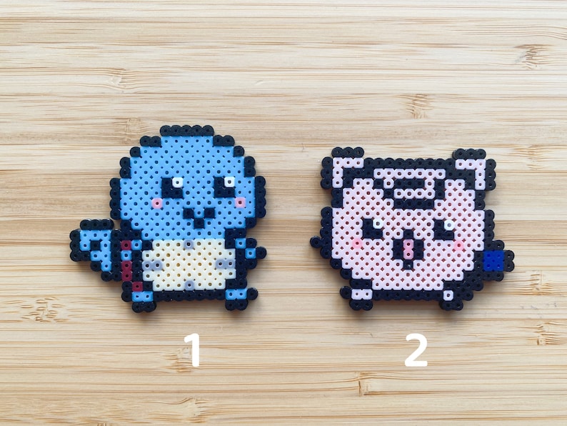 Pokémon Characters- Perler Beads Art, Can Be Fridge Magnet, Keychain ...