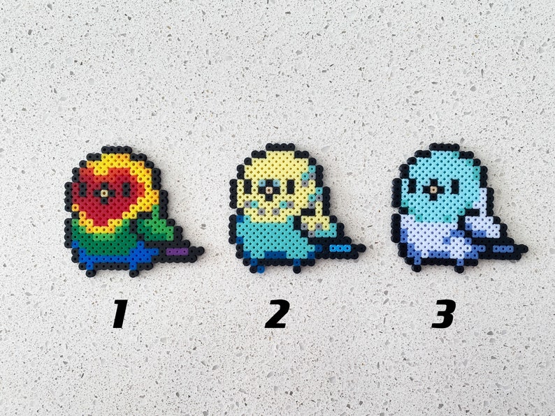 Little Birds Pixel Perler Beads Art Can Be Fridge Magnet - Etsy