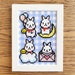 Cute White Rabbits Perler Beads Art Can Be Fridge Magnet - Etsy