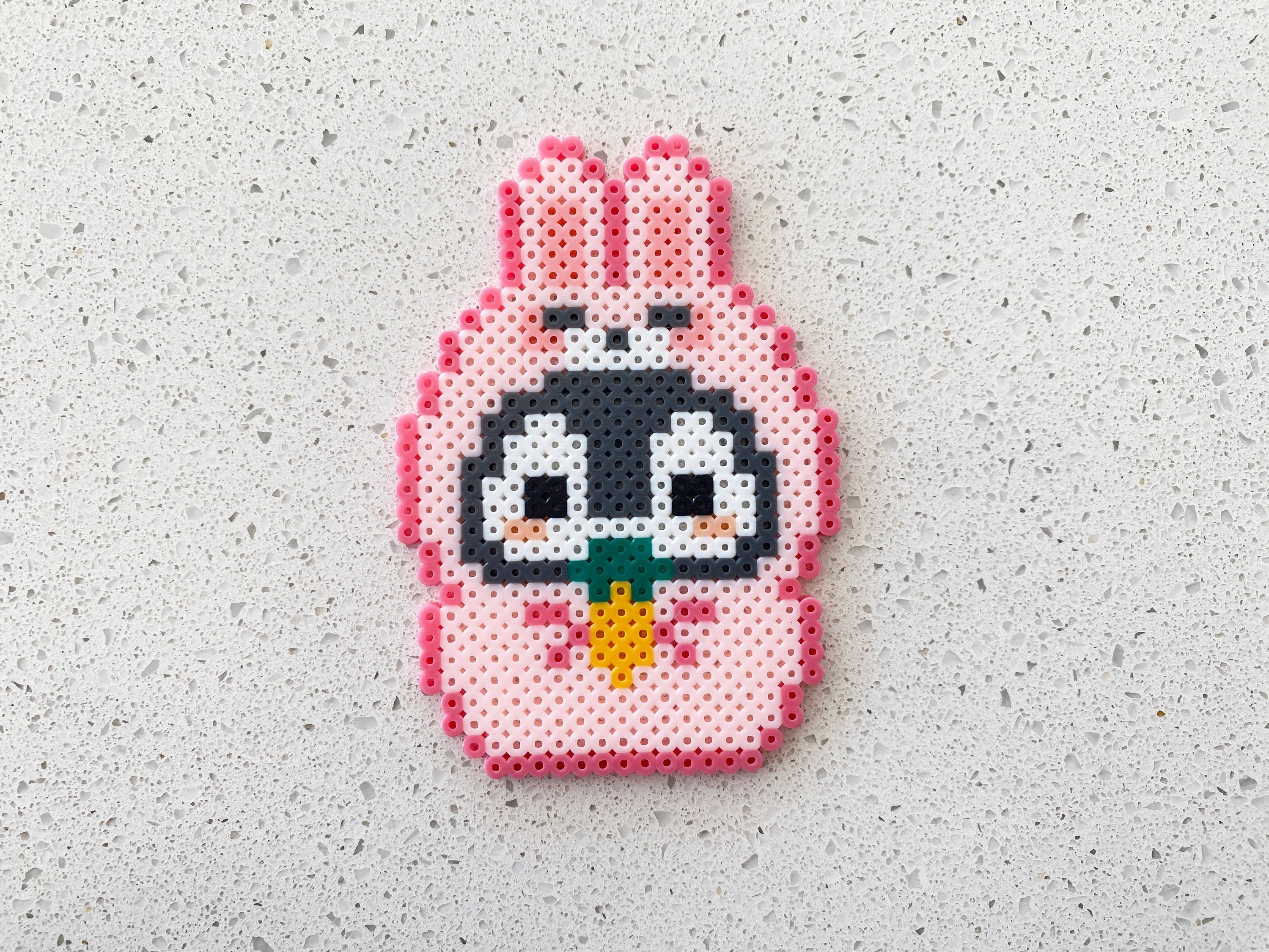 Cute Penguins-pixel Perler Beads Art, Can Be Fridge Magnet, Keychain ...